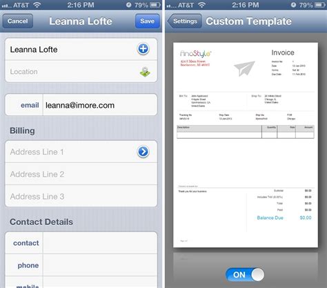Best Invoice App Android Invoice Template Ideas