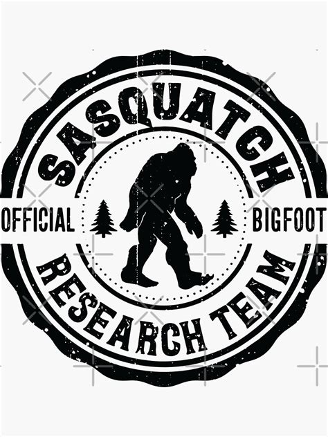 Sasquatch Research Team V2 Sticker For Sale By Fear Grafx Redbubble