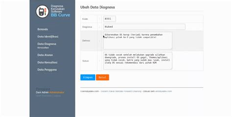 Source Code Sistem Pakar Metode Fordward Chaining Diagnosa Kerusakan Software Gratis