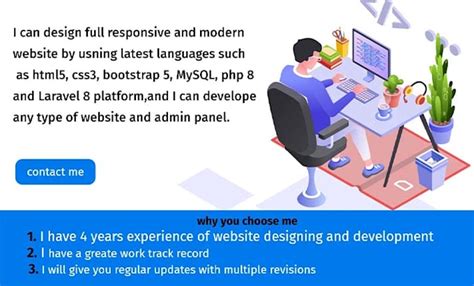 Design Html Css Bootsrap And Php Websites And Wordpress Also With Responsive By Junaidsaifi560