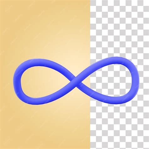 Premium Psd Infinite Symbol 3d Icon