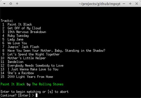 Github Mps Youtube Yewtube Yewtube Forked From Mps Youtube Is A Terminal Based Youtube