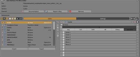 Pie Menu Editor 1 18 8 4762 By Midan Released Scripts And Themes Blender Artists Community
