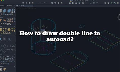 How To Draw Double Line In Autocad Design Talk