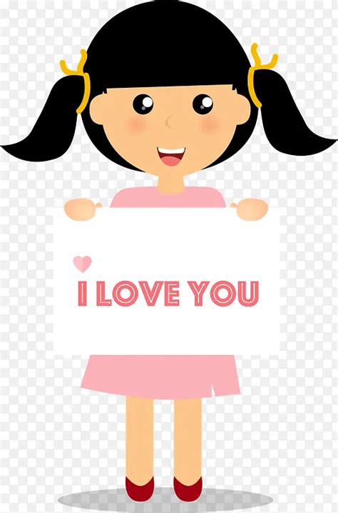 情人节举牌的小女孩png图片素材下载图片编号8466242 Png素材网