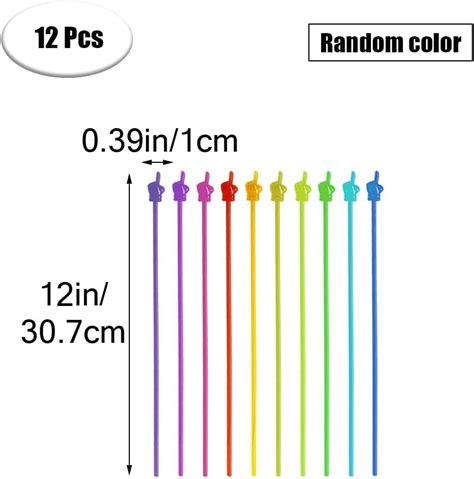 12 Pcs Mini Hand Pointers Colorful Teachers Pointers Presentation Finger Pointers For Homeschool
