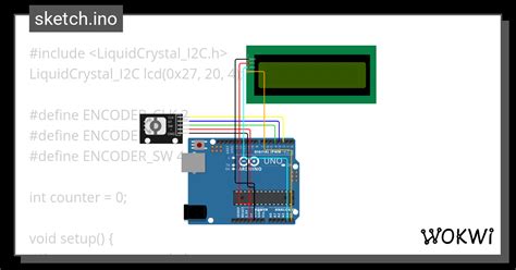 Rotary Encoder Wokwi ESP32 STM32 Arduino Simulator