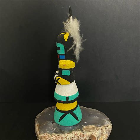 W0366 Vintage Kachina Doll Miniature Hopi Zuni Native American Wood