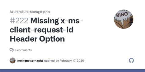 missing x ms client request id header option · issue 222 · azure azure