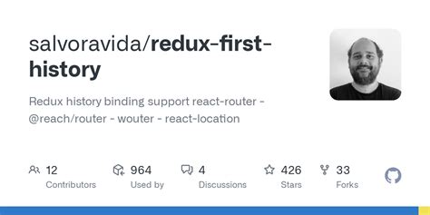 Github Salvoravidaredux First History Redux History Binding Support React Router Reach