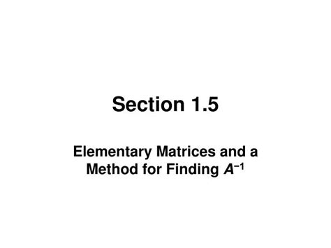 PPT Section 1 5 PowerPoint Presentation Free Download ID 3052010