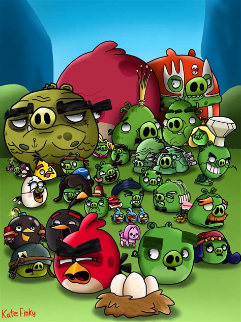 Angry Birds Toons 10th Anniversary Fanart By Kateredbird On Deviantart