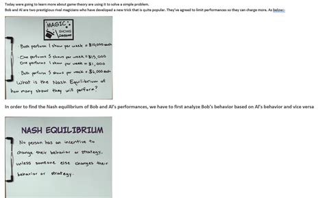 Solved Today Were Going To Learn More About Game Theory Are Chegg