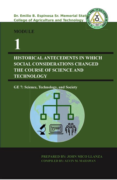 Module Sts Module Of Sts Dr Emilio B Espinosa Sr Memorial State College Of