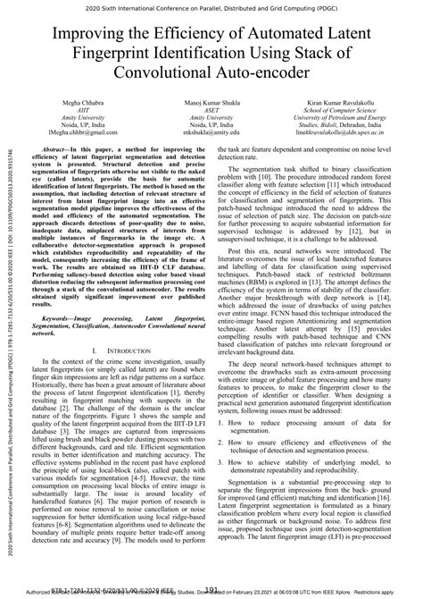 Pdf Improving The Efficiency Of Automated Latent Fingerprint