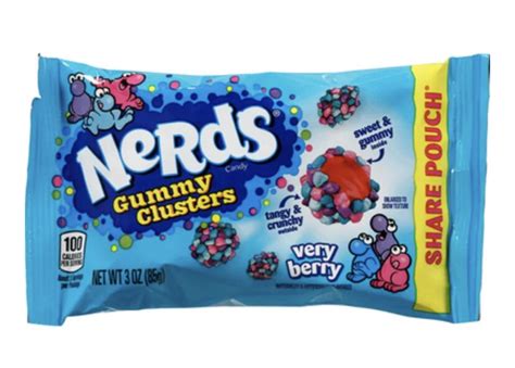 Wonka Nerds Gummy Clusters Very Berry Bag 85g