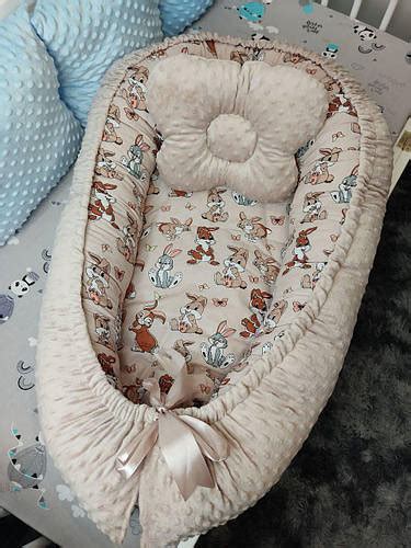 Купить Кокон позиционер гнездышко для новорожденных Олененок Коричневый цвет подушечка