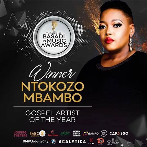 Ntokozo Mbambo Crowned Gospel Artist Of The Year