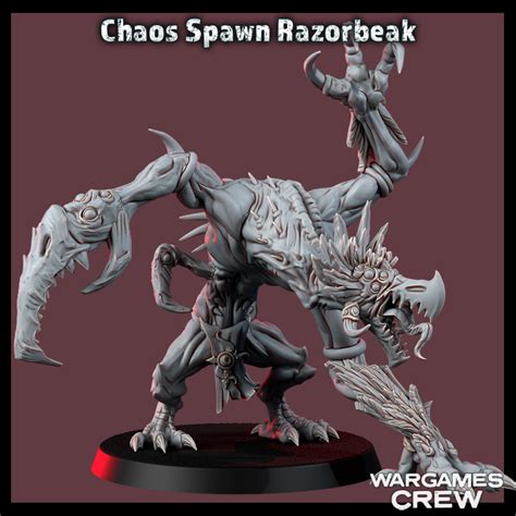 Chaos Spawn Razorbeak Wargames Crew