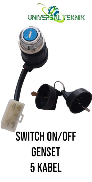 Switch Starter Genset With Key 5 Wire Lazada Indonesia