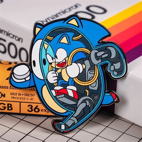 Sonic The Hedgehog ‘giant Robot Sonic Enamel Pin Distinct Pins