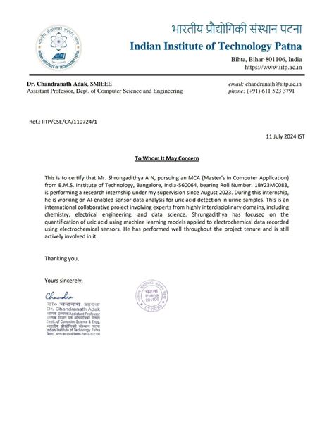 shrungadithya a n on linkedin internship deeplearning biomedicalengineering machinelearning