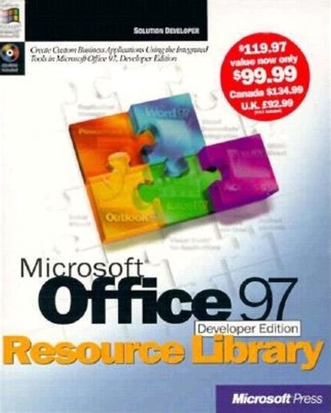 Microsoft Office 97 Developer Ed Resource Library With Cd Microsoft Press Microsoft