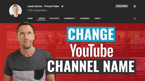 How To Change YouTube Channel Names Step By Step
