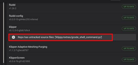 Repo Has Untracked Source Files General Discussion Klipper