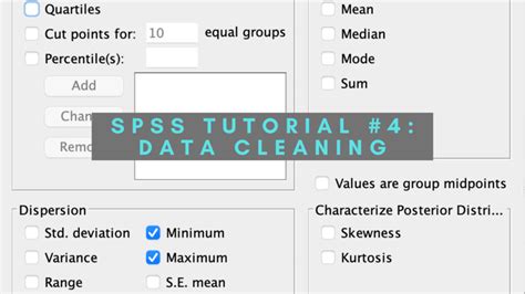 Spss Tutorial 4 Data Cleaning In Spss Resourceful Scholars Hub