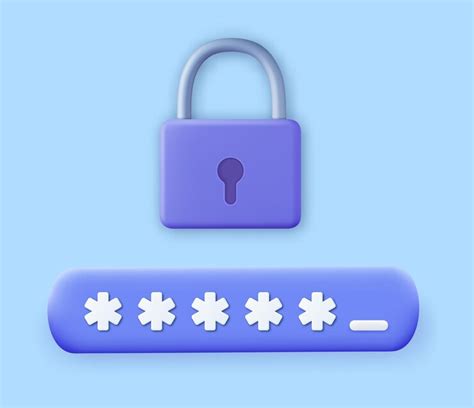 Premium Vector 3d Password Protected Icon