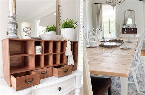 Wooden Cubby Organizer With Drawers