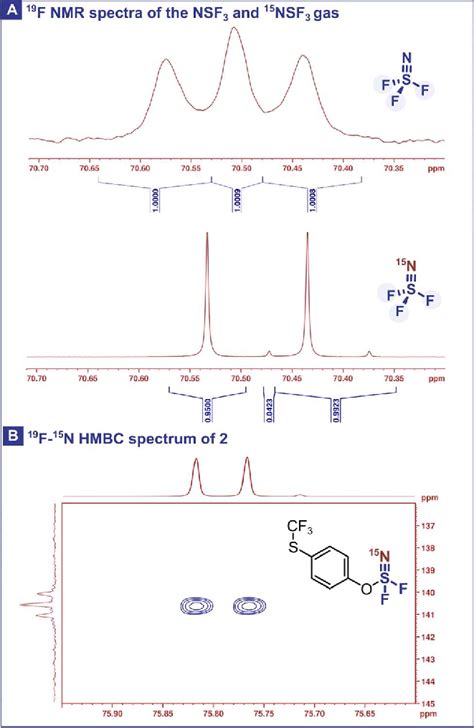 A 19 F Nmr Spectra Of Solutions Of 14 Nsf3 Top And 15 Nsf3 Middle Download Scientific