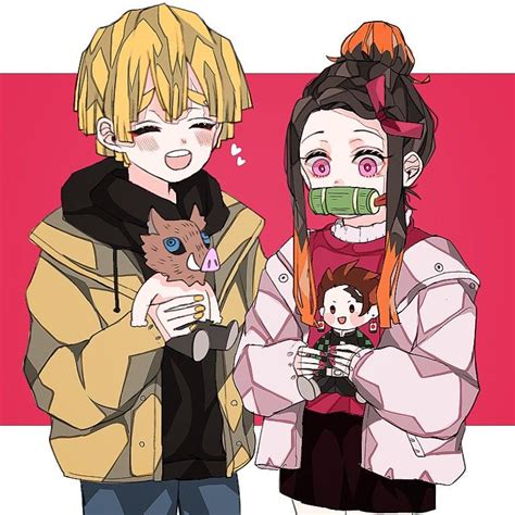 Zenitsu And Nezuko Anime Quỷ