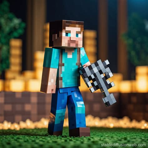 Minecraft Steve As A Real Man Stable Diffusion Online