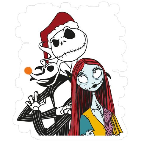 Nightmare Before Christmas Jack Sally And Zero