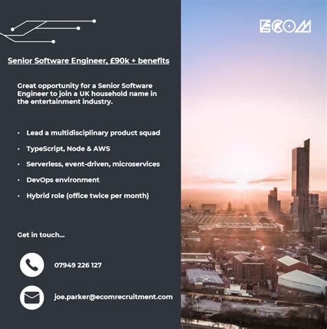 Joe Parker On Linkedin Softwareengineer Job Typescript Aws