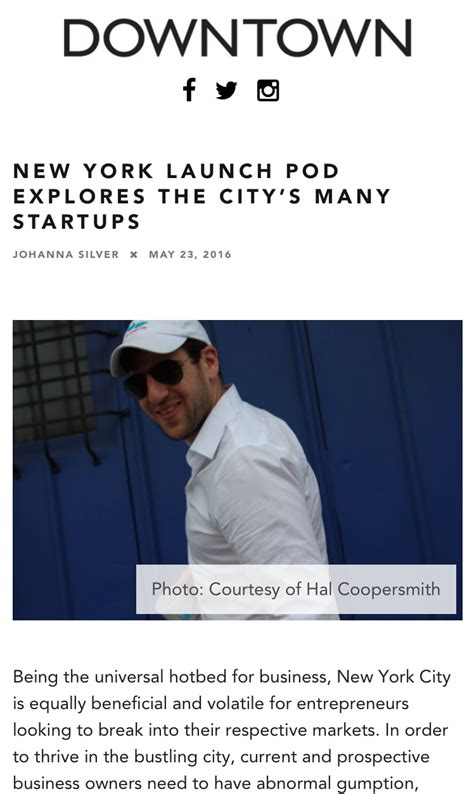 Downtownmagazine New York Launch Pod A Podcast Highlighting New