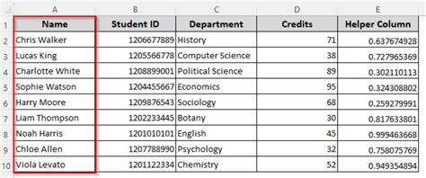 How To Randomize A List Of Names In Excel 6 Quick Methods Excel Insider