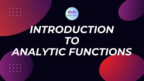 Introduction To Analytic Function With Example Complex Analysis Youtube