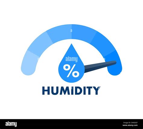 Humidity Weather Sensor Water Level Rate Vector Stock Illustration Stock Vector Image And Art