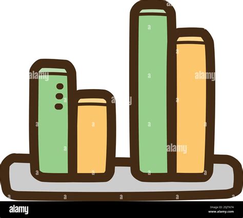 Double Column Graph Vector Doodle Illustration And Graphic Part Of