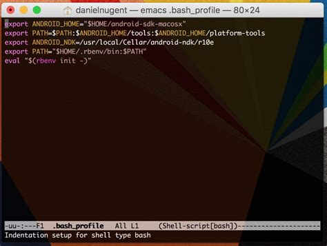 permission denied when setting up environment variables for android sdk