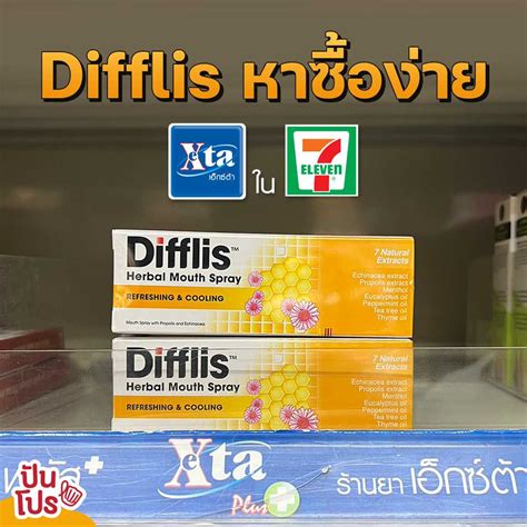 Difflis Herbal Mouth Spray สเปรย์สำหรับช่องปาก ผสมสารสกัดจากธรรมชาติรวม 7 ชนิด ปราศจากน้ำตาล