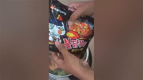 කොරියන් රාමෙන් සුප් එකක් හදමු ද Shorts Youtube