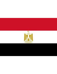 Bandera De Egipto Actual En Raso De Alta Calidad