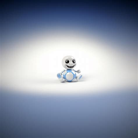 Premium Ai Image 3d Cute Skeleton Kick Ball