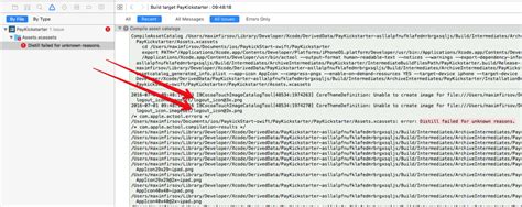 Ios Error Asset Catalog Compiler Error Stack Overflow