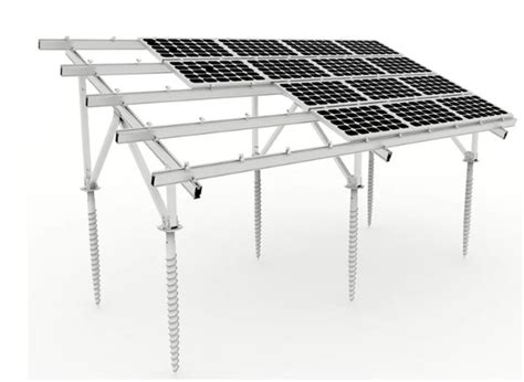 Customized Aluminum Solar Ground Racking Structure System Suppliers Factory Custom Service