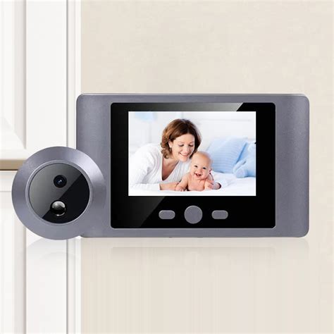 Mini Peephole Smart Wireless Door Viewer Camera Pir Motion Detection
